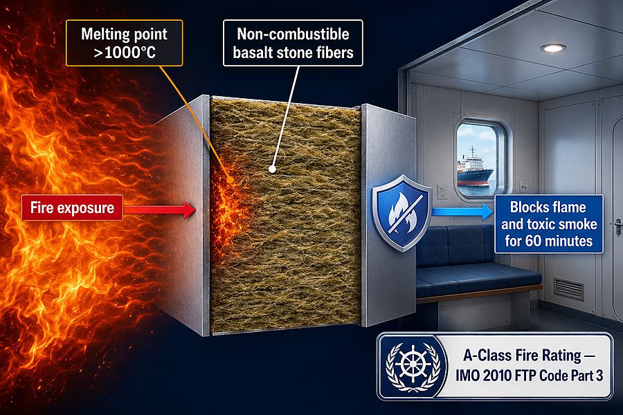 Why Is Rock Wool the Standard Core for Marine Wall & Ceiling Panels ...