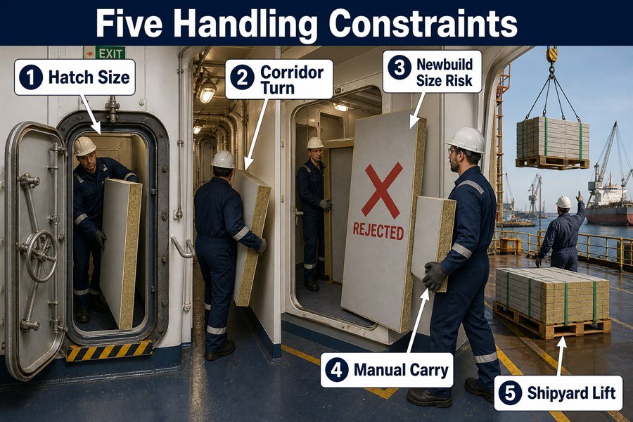 What Handling Constraints Affect the Modular Sizing of Retrofit Marine ...